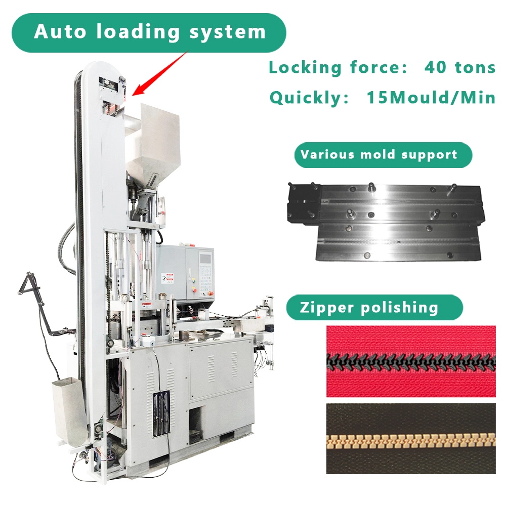 QLQ-DTM Automatic Plastic Zipper Teeth Injection Machine for Efficient ...