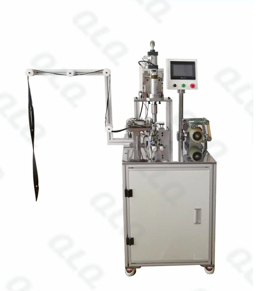 AUTOMATIC NYLON ZIPPER ULTRASONIC "U" SHAPE TOP STOP MACHINE