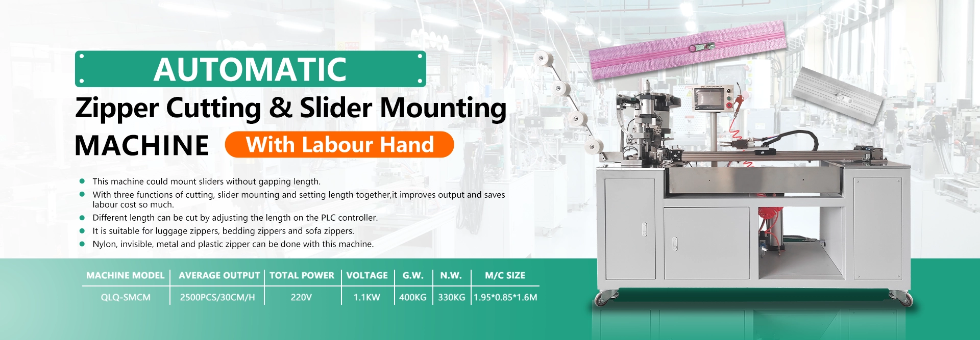 Quality zipper making solution supplier